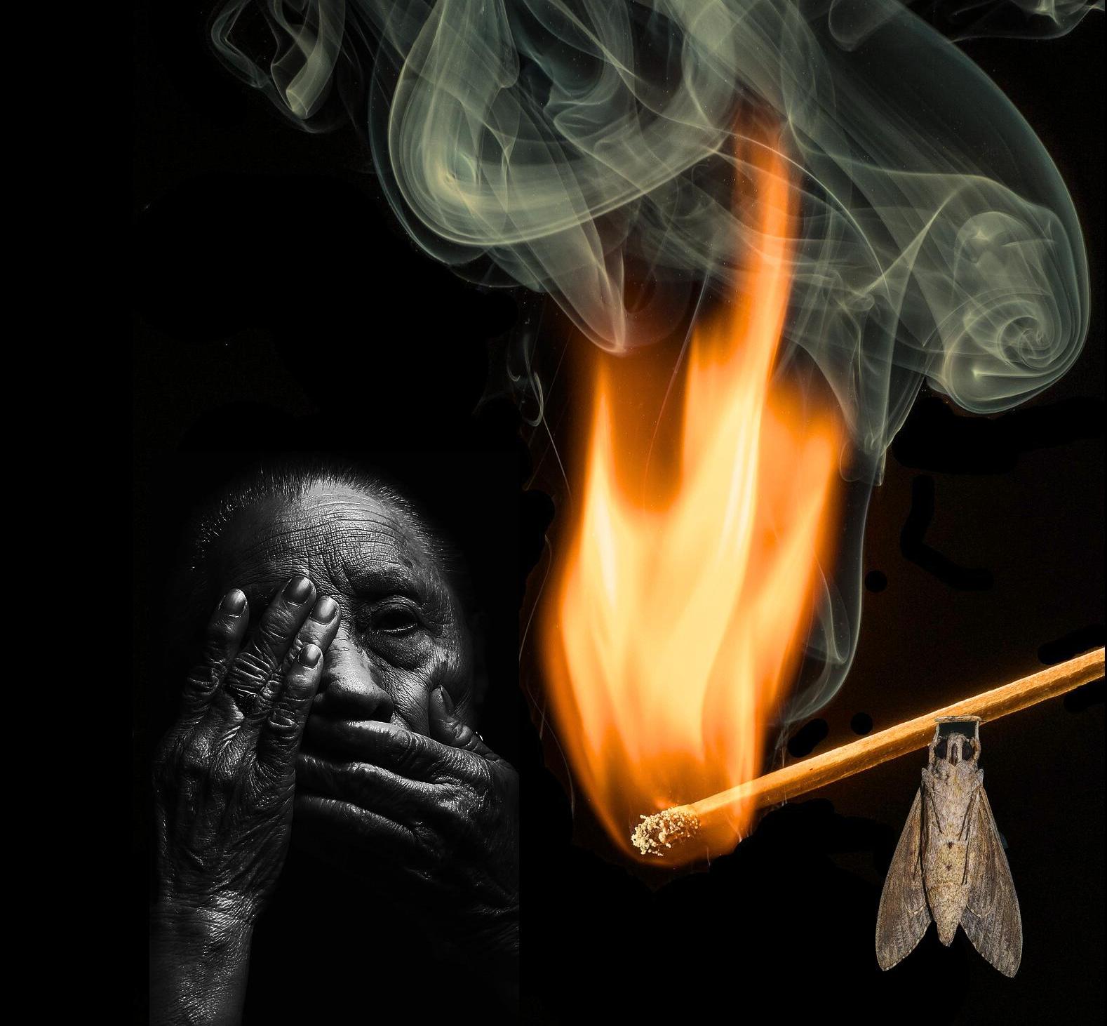 Flames at Moth Hour - Teambooktu